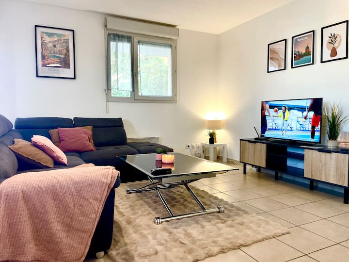 T4 Lumineux - 3 Chambres - 2 Parking - Métro - Aucamville