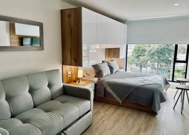 Df|*confortable Loft Puentelargo+shaio+ Garaje D02 - Bogotá