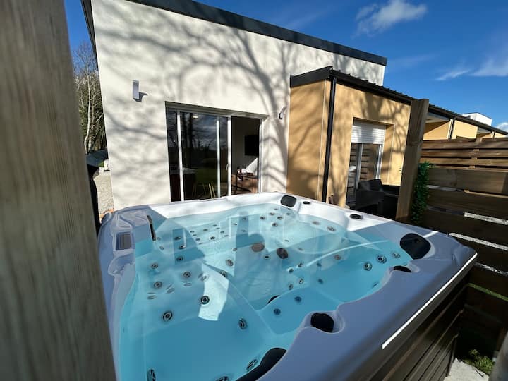 Spa Privatif Toute L’année • Terrasse Sud - Morbihan