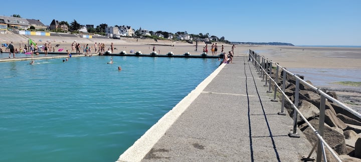 Maison Plein Centre Calme Avec Jardin Plage à Pied - Saint-Pair-sur-Mer