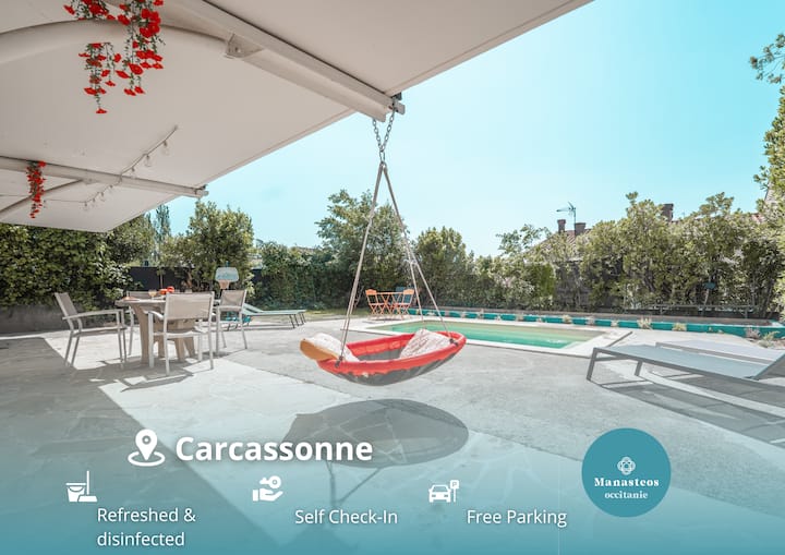 Ambiance Sudiste : Piscine, Boules & Farniente-ag - Carcassonne