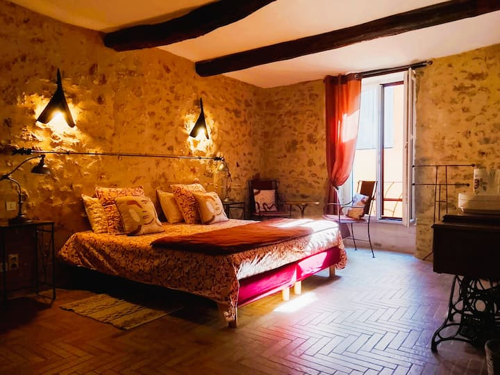 Chambre D'hôtes Argelas - Maison Xiiie, Charme - Saint-Guilhem-le-Désert