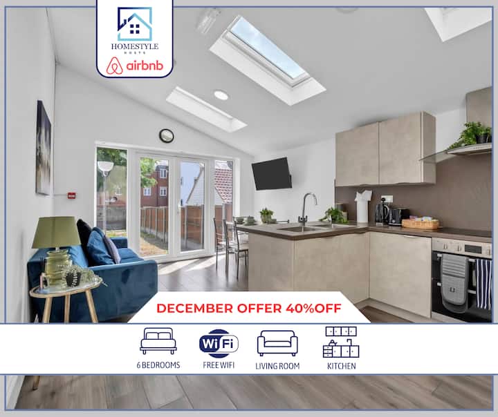 40%off|decoffer|suffolk|wifi|contractor|sleeps10 - Ipswich