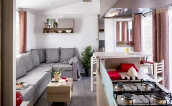 Bungalow 8 Personnes Clim Et Tv - Ronce-les-Bains