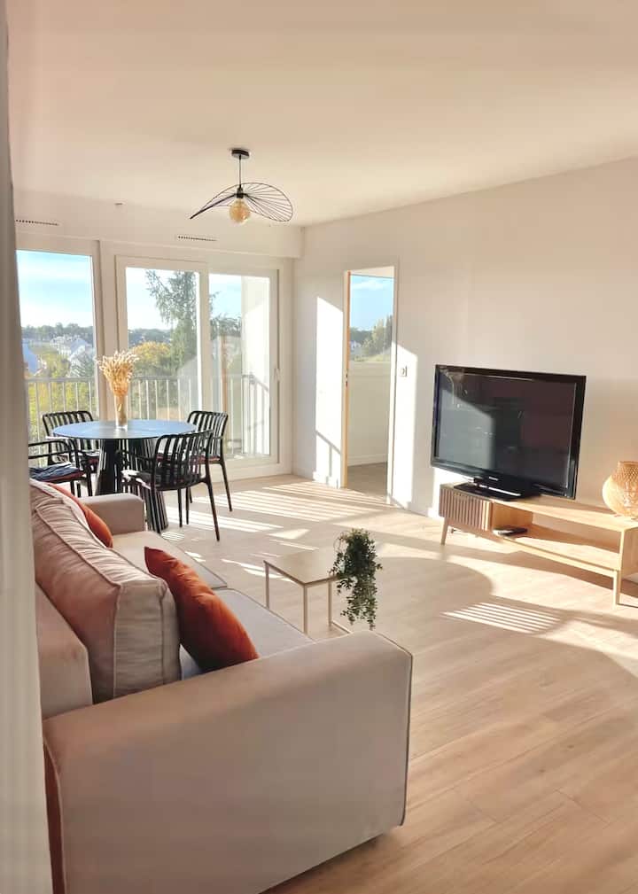 T2 Lumineux, 2 Ch, Proche Mer - Larmor-Plage