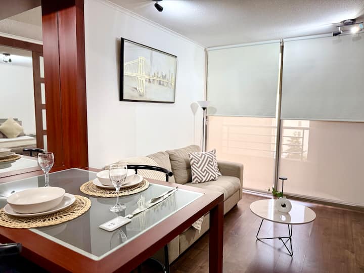 Apartamento En Barrio Bellas Artes Santiago Centro - Santiago (Chile)