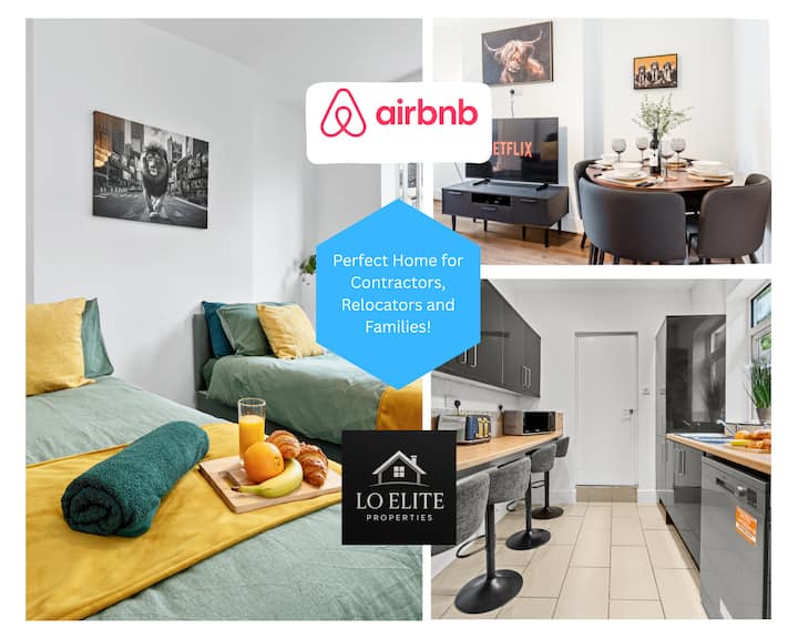 Contractor Stays | 1.5 Bath | Free Parking & Wifi - Stoke-on-Trent