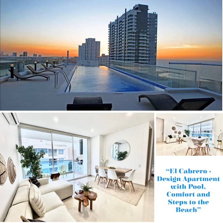 Stylish Apt In El Cabrero – Walk To Beach In 5min - Cartagena
