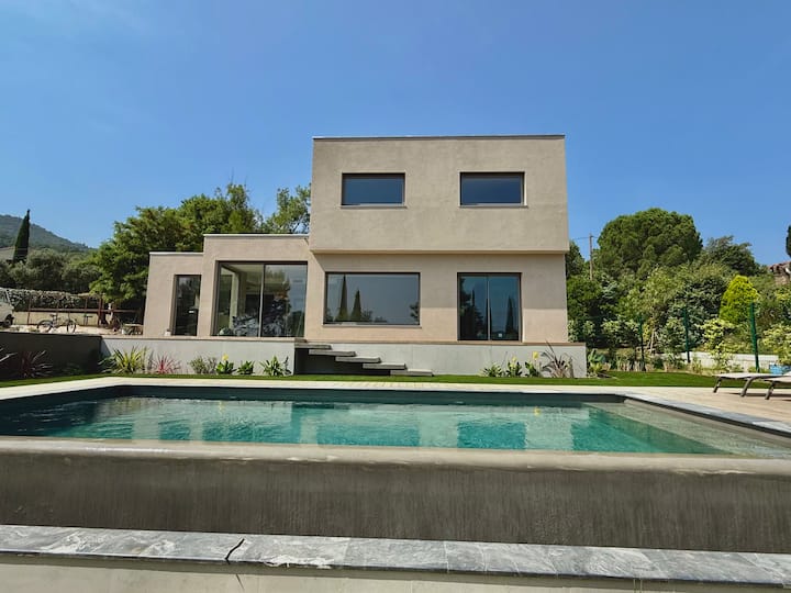 Villa Moderne Climatisée Avec Piscine Privée - Argelès-sur-Mer