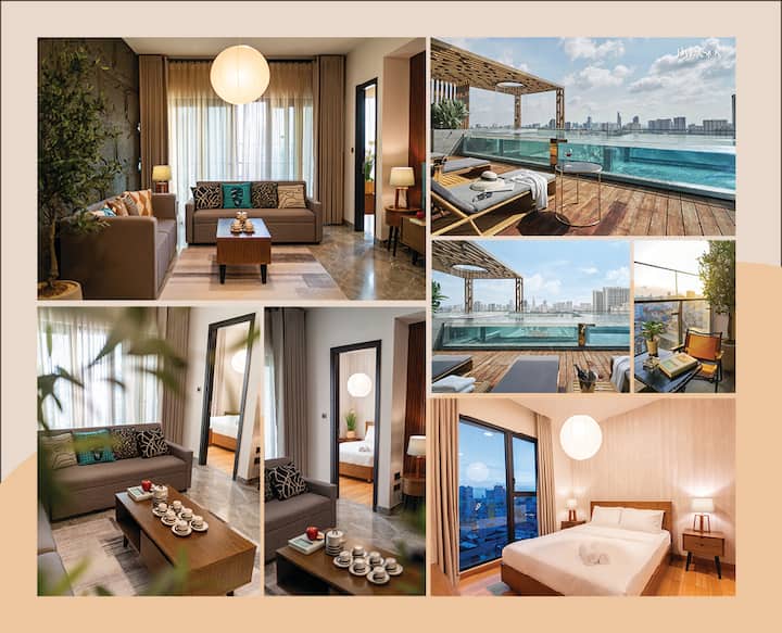 Serene Sanctuary D1 5*,2brs(3beds)2wc,sky Pool,gym - Hô Chi Minh-Ville