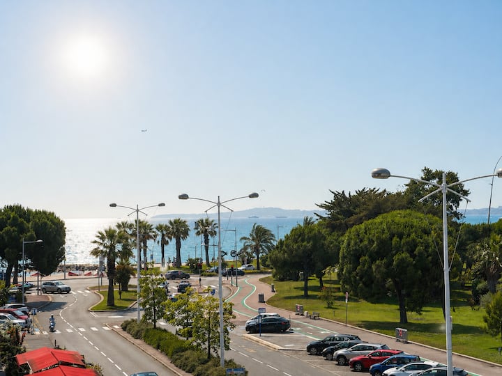 Studio Vue Mer-2 Pas De La Plage - Cagnes-sur-Mer