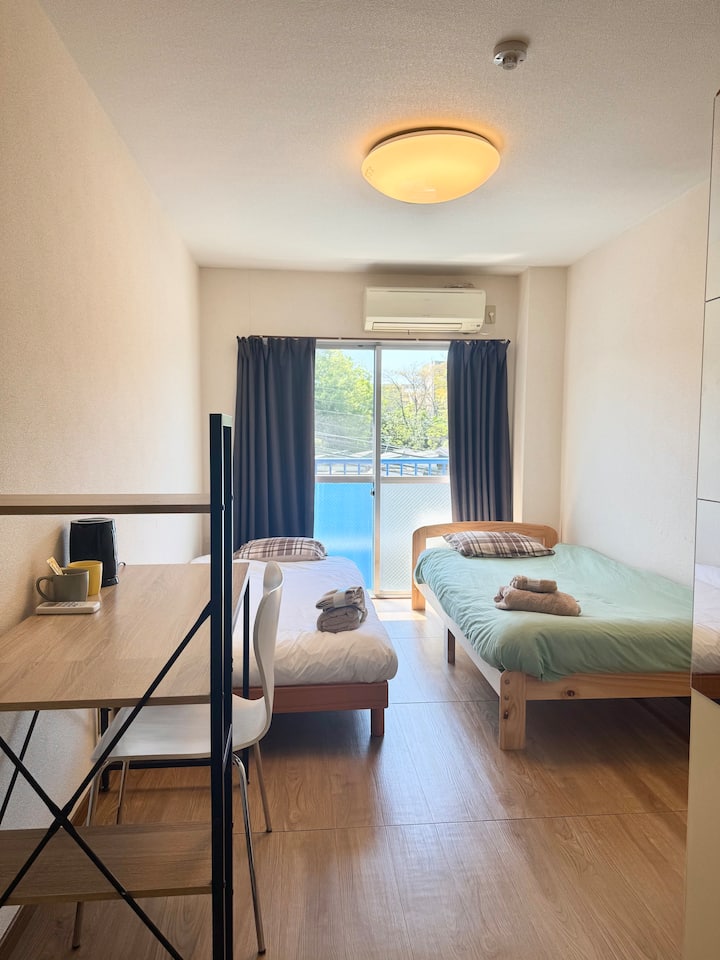 Private Studio Two Beds - Between Osaka And Kyoto - 枚方市