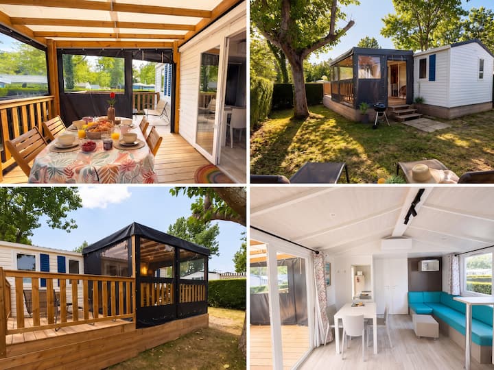 Bungalow, 3 Chambres, Barbecue, Piscine, Lit Bébé - La Bernerie-en-Retz