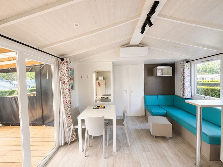 Bungalow, Clim, Barbecue, Piscine, Lit Bébé - Pornic