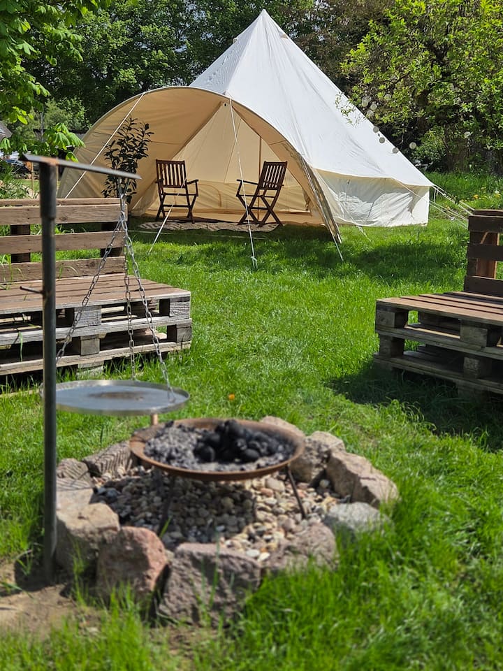 Tipi Jurte Zelt In Der Seenplatte - Feldberger Seenlandschaft