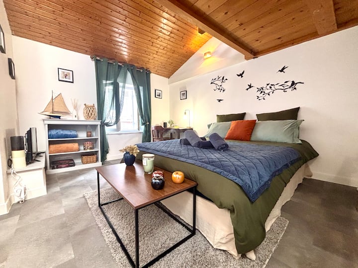 La Chaumière T2-calme•duplex•2min Métro•wifi•télé - Brignais