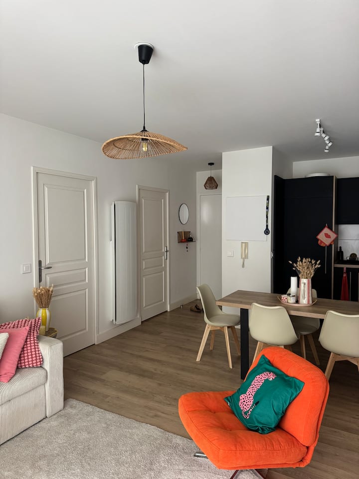 Appartement Refait à Neuf Coloré, Spacieux Et Cosy - Urrugne