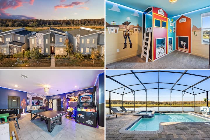 8 Bd/ 5 Ba Lake View! Storey Lake (4165 Pd) - Kissimmee, FL