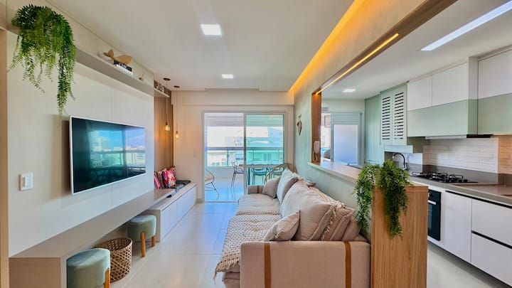 Novo! Completo E 50m Astúrias • Guarujá Beach - Santos, Brasil