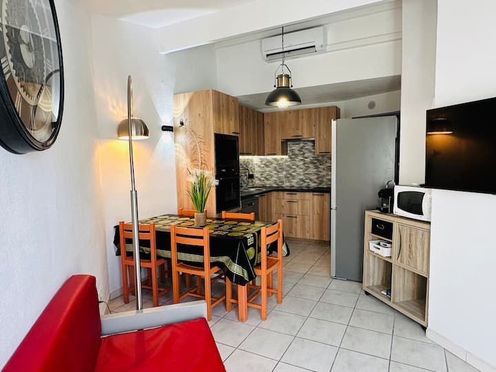Grande Maison 4/7 Pers •Clim+piscines •3xchambres - Saint-Cyprien Plage