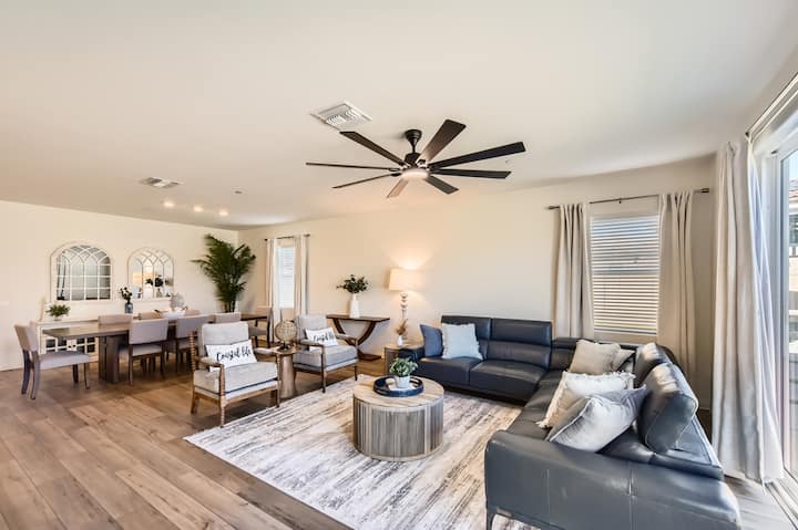 4br 2ba Single Story Brand New & Fully Furnished - Menifee, CA