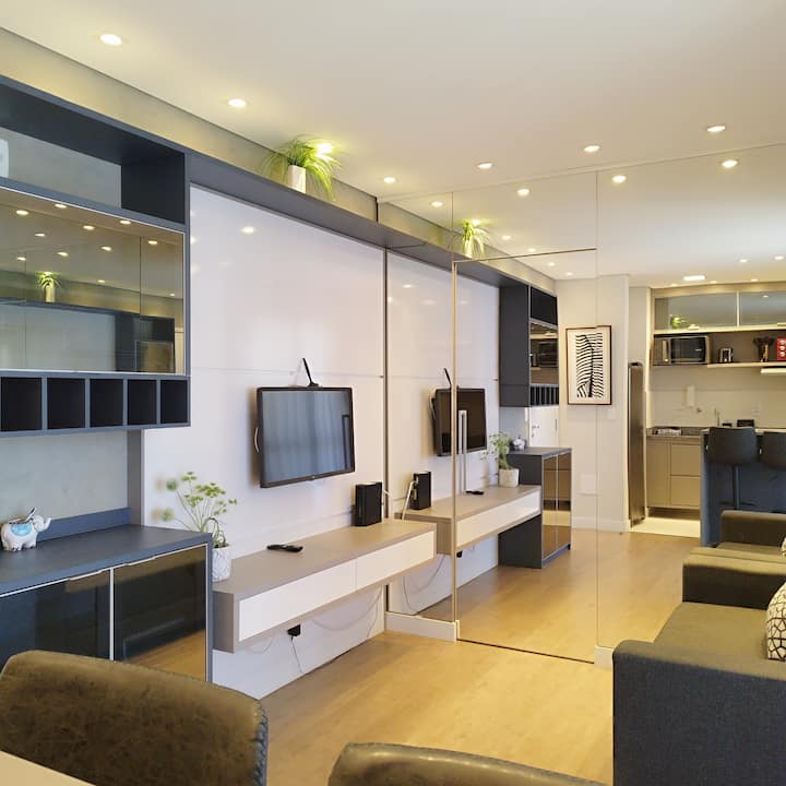 200m Cambuí. Luxo Moderno Com Ac, Garagem E Lazer - Campinas