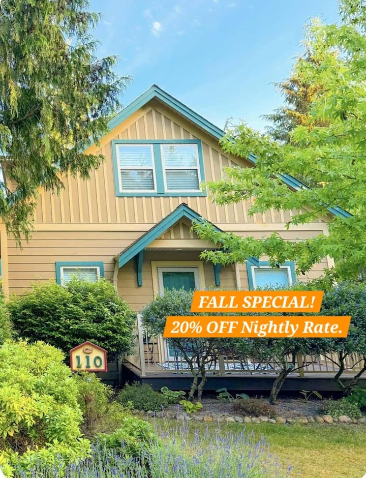 Oceanside Resort: 3 Bed/2 Bath With Pool & Hot Tub - Parksville