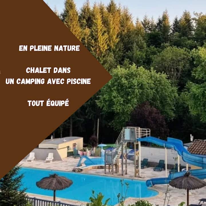 Chalet Famille Bali Dans Camping Avec Piscine - Saint-Galmier