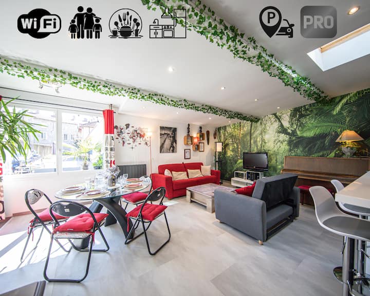 Maison Calme + Garage &  Patio – Quartier Faubourg - Nancy