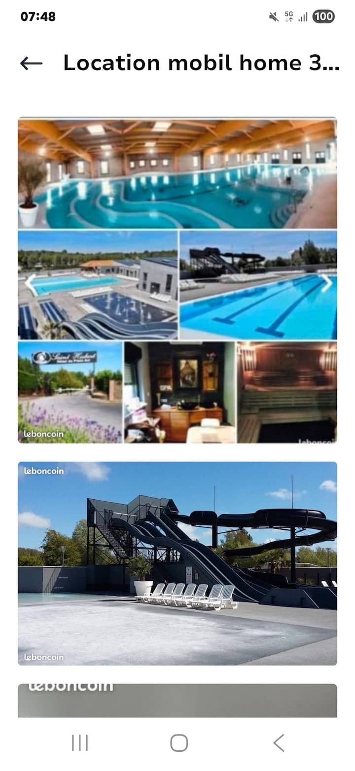 Mobilhome Camping Saint Hubert Merlimont 5 * - Cucq