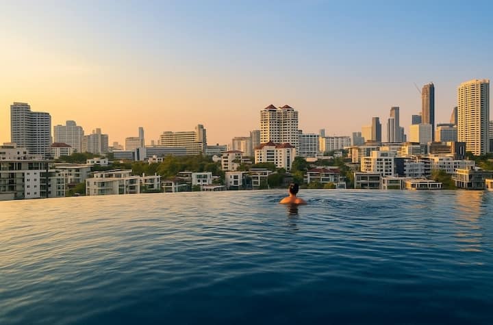 Spacious40sqm | Directaccess Bts Thonglo | Bathtub - Bangkok