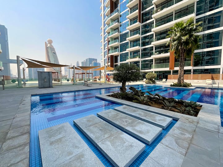 Ashri Hh | Luxurious Apt| Near Burj Khalifa - Dubai