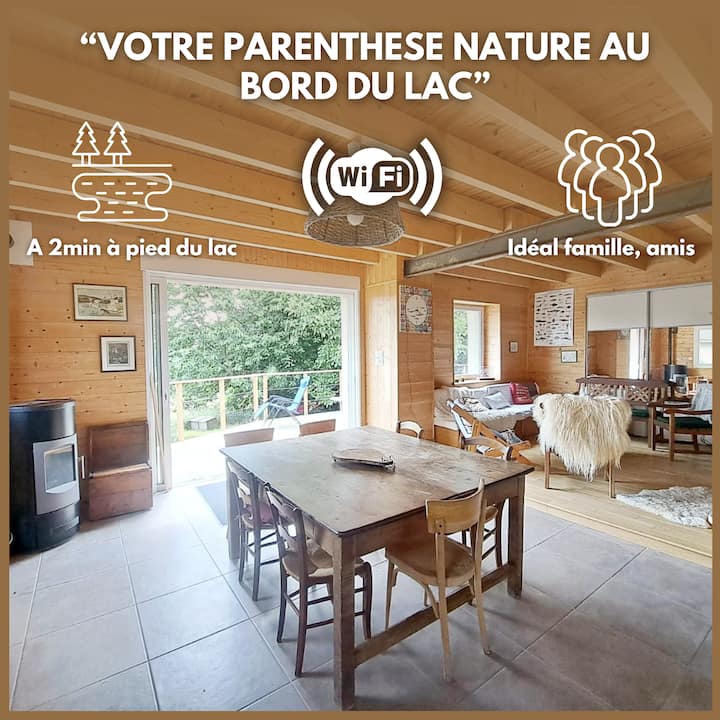 Grande Maison Au Bord Du Lac De Guerlédan – 7 Pers - Lac de Guerlédan