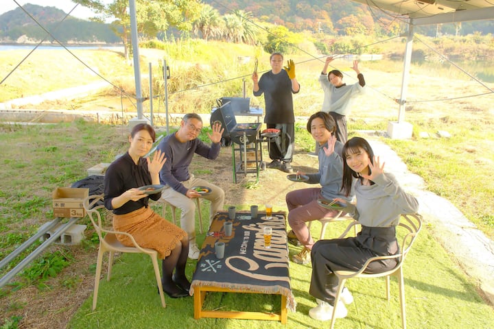 しまなみ海道の海と湖に囲まれたプライベート感満載の宿、寝室3部屋 - Imabari