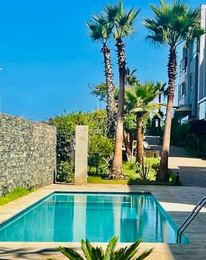 Aïn Diab|90m²|calme|plage|wi-fi|netflix|mall - Morocco