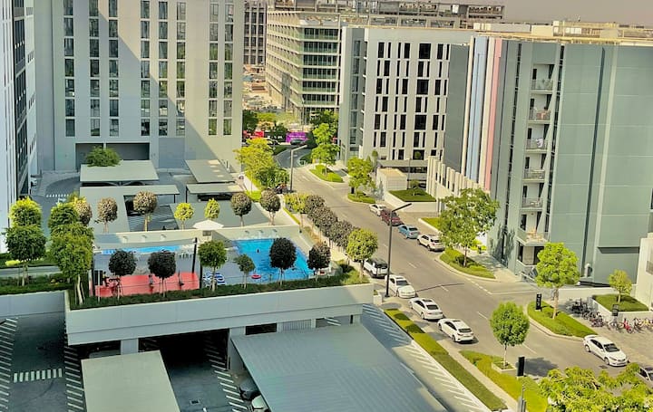 Luxury1br|pool View|blcony|2bath - Sharjah