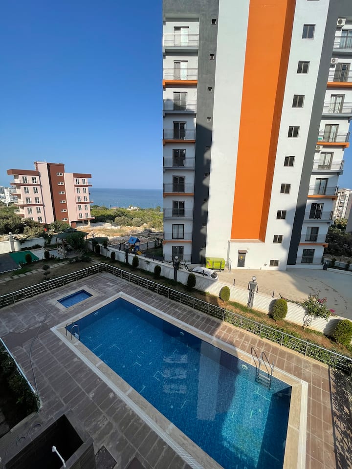 Site Içerisinde 1+1 Lüx Konsept - Erdemli