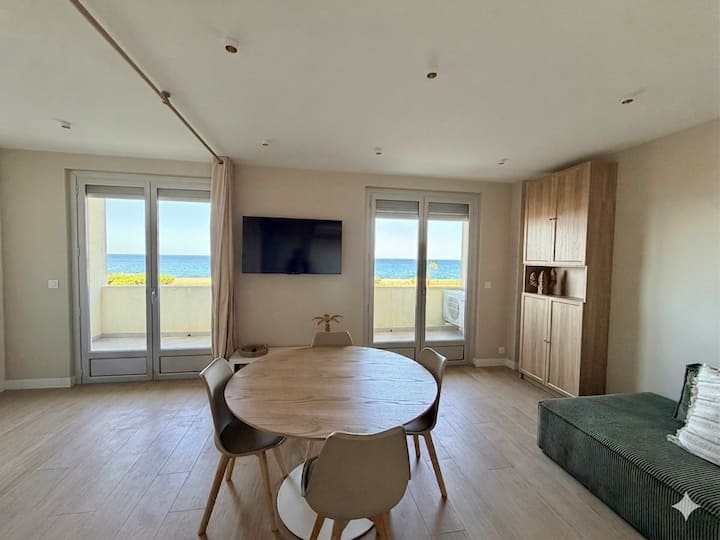 Appartement Vue Mer Accès Plage - Saint-Cyprien Plage