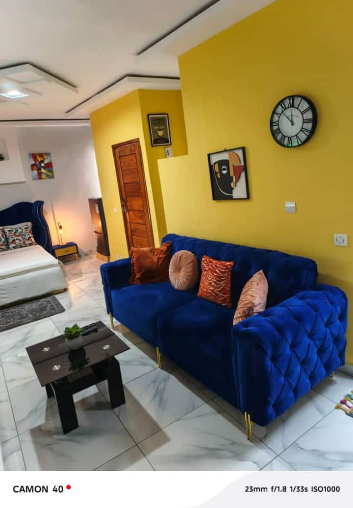 Grand Studio Moderne Securise  Angre Château - Côte d'Ivoire
