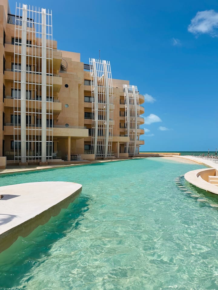 Departamento Familiar Frente Al Mar - Telchac Puerto