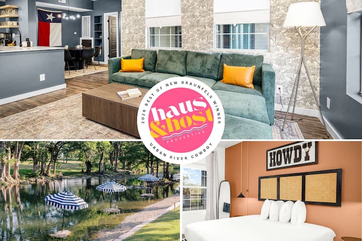Urban River Cowboy | 2br | River Access - New Braunfels, TX