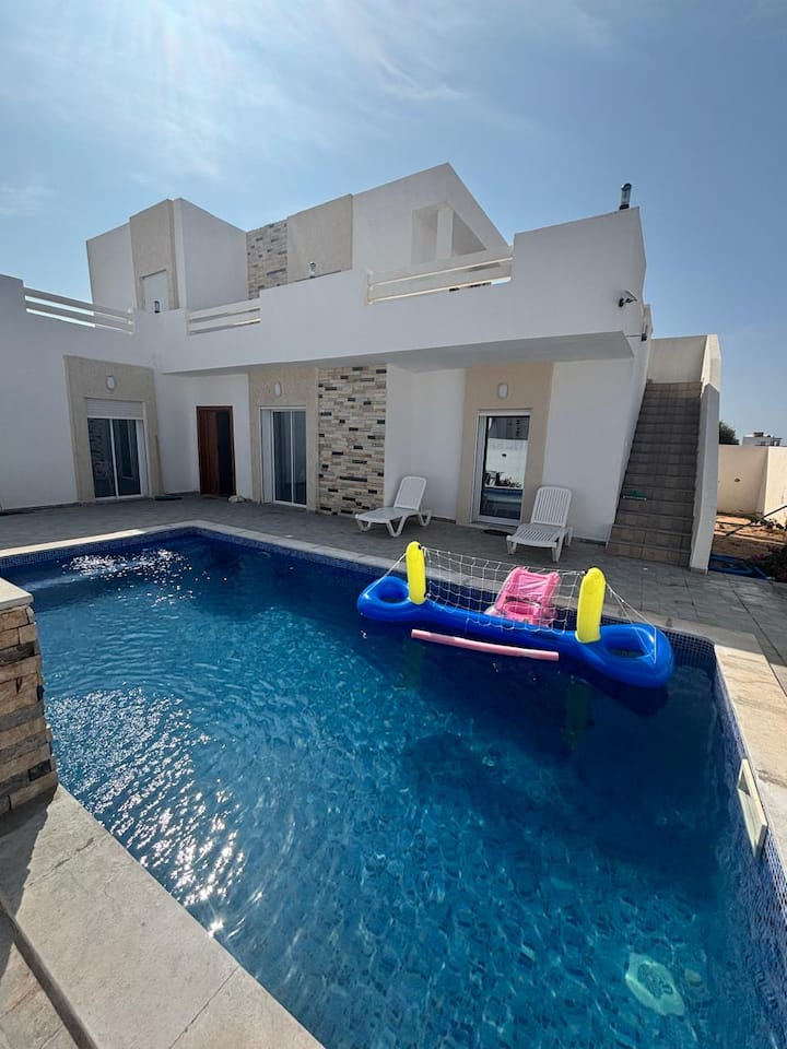 Villa Chedlia Avec Piscine Sans Vis à Vis - Djerba