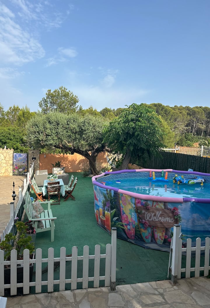 Precioso Chalet Con Jardín Y Piscina Privados - Benicasim