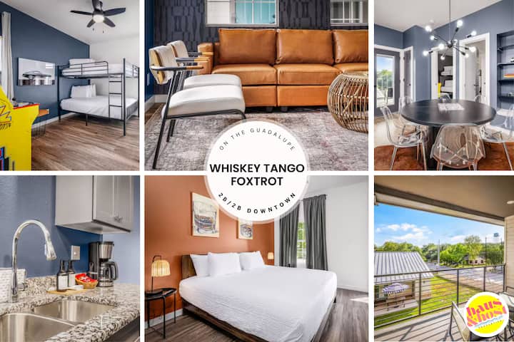 Wtf: Whiskey Tango Foxtrot | 2b/2b | Riverfront - New Braunfels, TX