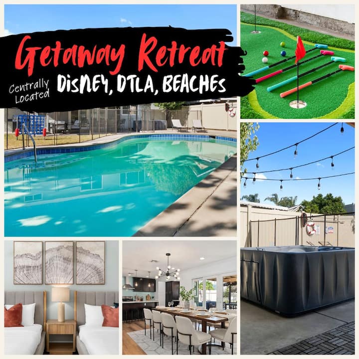 Fifa Heated Pool | Game Rm | Fire Pit Spa | Kg Bed - West Covina, CA