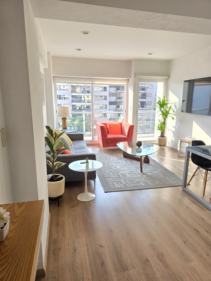 Polanco, Seguro24h/lindo/balcon/alberca/gym/auto - Naucalpan de Juárez