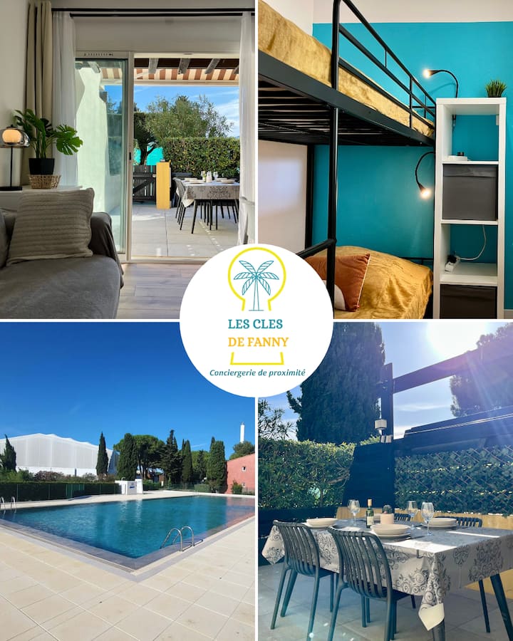 Studio Tennis : Clim Wifi Terrasse Au Cap D'agde - Agde