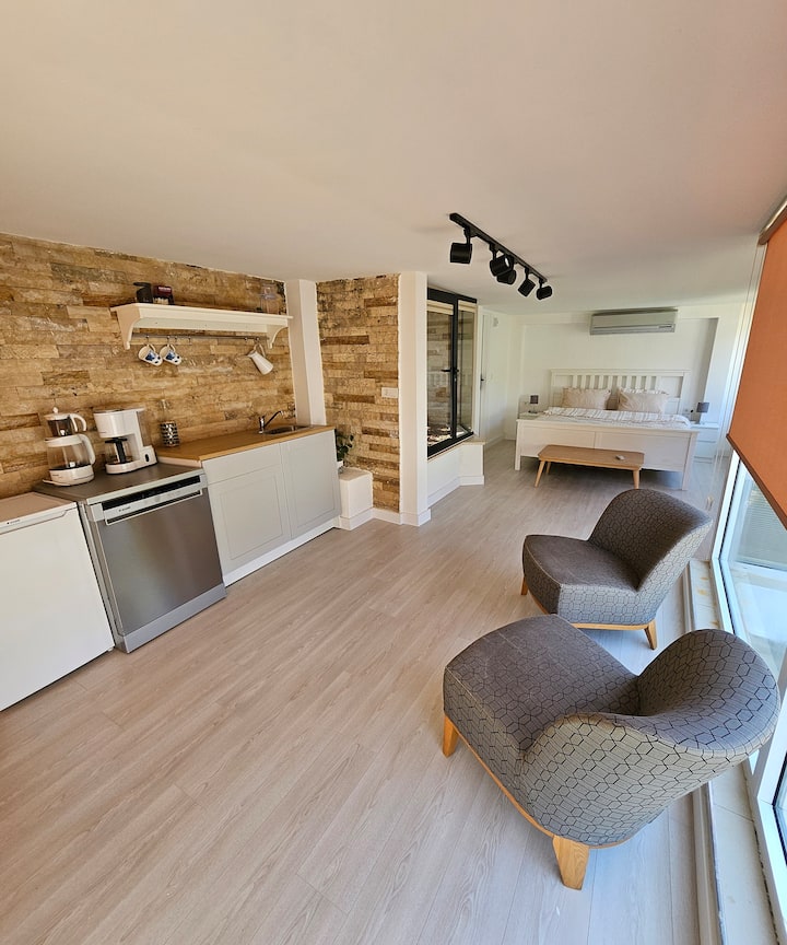 Studio à Distance De Marche A La Plage Privée - Gümüşlük