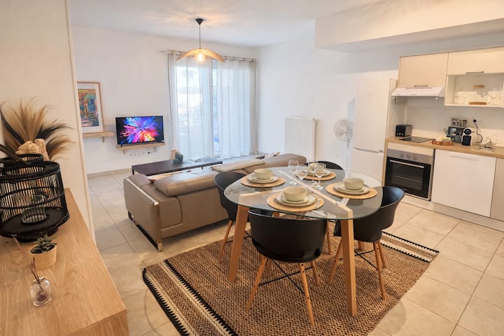 T2 Design + Balcon • Parking Inclus • Portmarianne - Montpellier