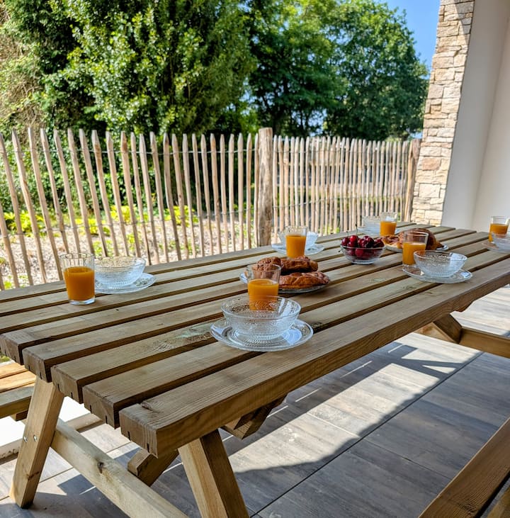 Bel Appartement Avec Jardin, 800 Mètres Du Port. - Pornic